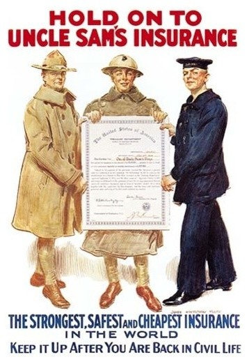 Hold on to Uncle Sam's Insurance, 20" x 30" - Traditional - Prints And ...