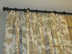 Messy Curtains - any advice on improving how they hang? pics