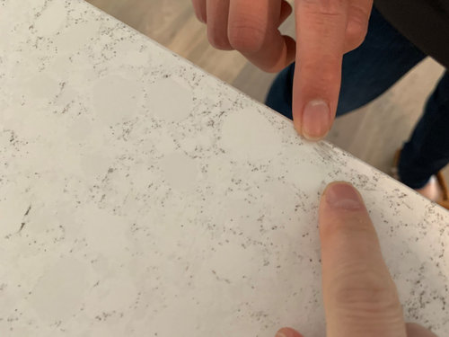 Damaged quartz countertops help | Houzz Forum