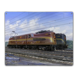 PRR GG-1, Classic Metal Sign - Contemporary - Metal Wall Art - by ...