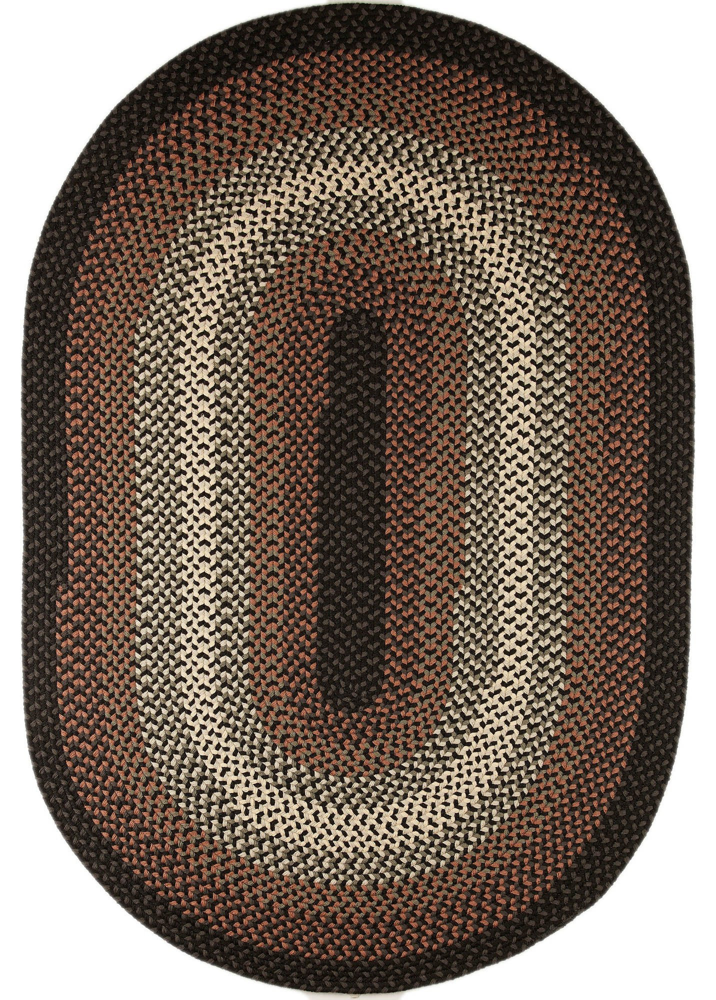 Pinecrest Rustic Braided Rug, 10' Round - Contemporary - Outdoor Rugs ...