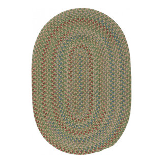 Winfield Palm 6x8, Oval, Braided Rug - Contemporary - Area Rugs - by ...