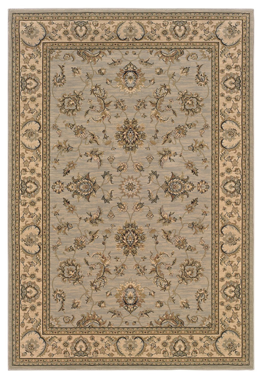 Oriental Weavers Ariana 2153B Blue/Ivory Area Rug, 5'3"x7'9 ...