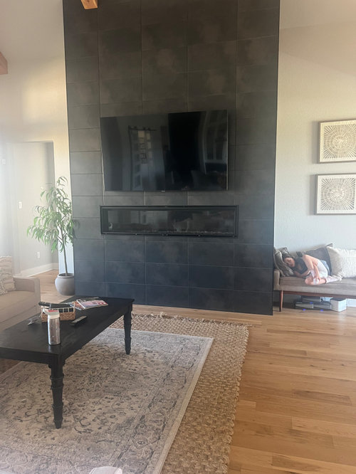 Extra large craftsman fireplace