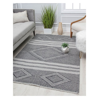 Rugs America Andres Sunray Geometric Vintage Area Rug, 5'3" X 7'0 ...