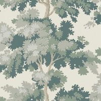 Raphael, Green - Contemporary - Wallpaper - by Scalamandre | Houzz