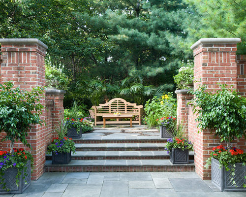 Landscape Brick Benches