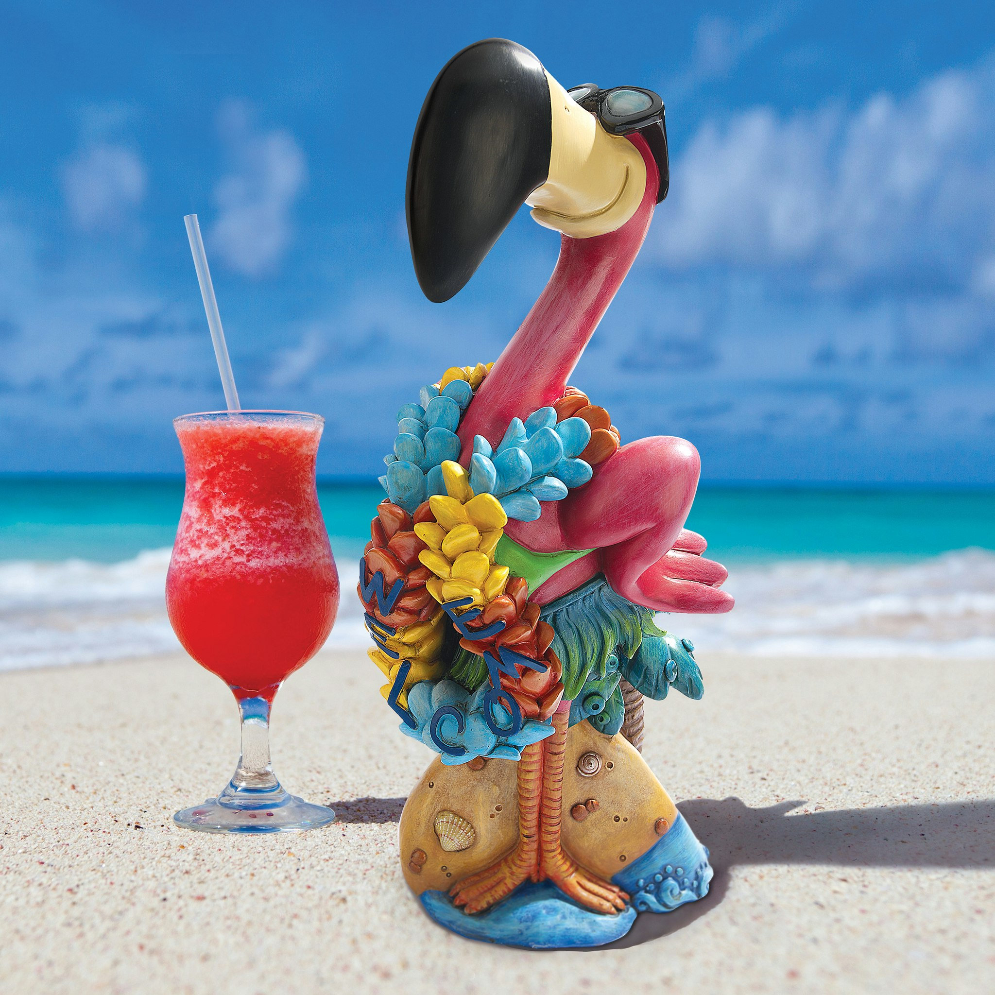 Flamingo Frank Statue - Eclectic - Garden Statues And Yard Art - by ...