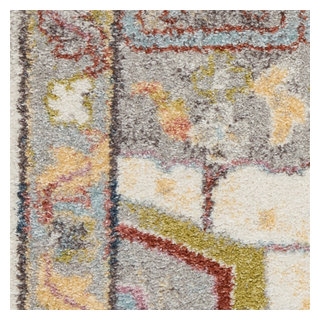 Nourison Juniper 108x144" Rectangle Fabric Indoor Area Rug in Multi ...