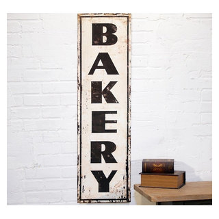 Large Distressed Metal "Bakery" Sign - Miami - by Antique Farmhouse ...