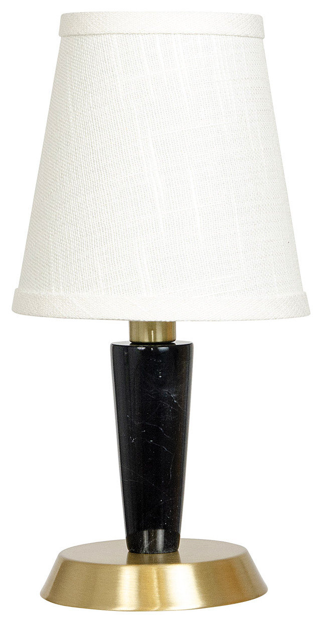 House of Troy Bryson B206-SB 1 Light Table lamp in Satin Brass ...