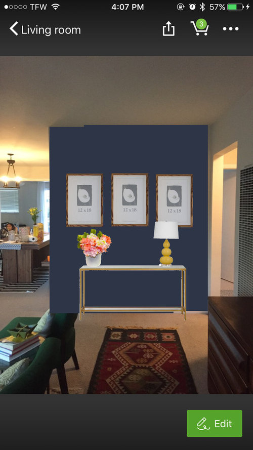 Help me with my accent wall. How about accenting two adjacent walls ...