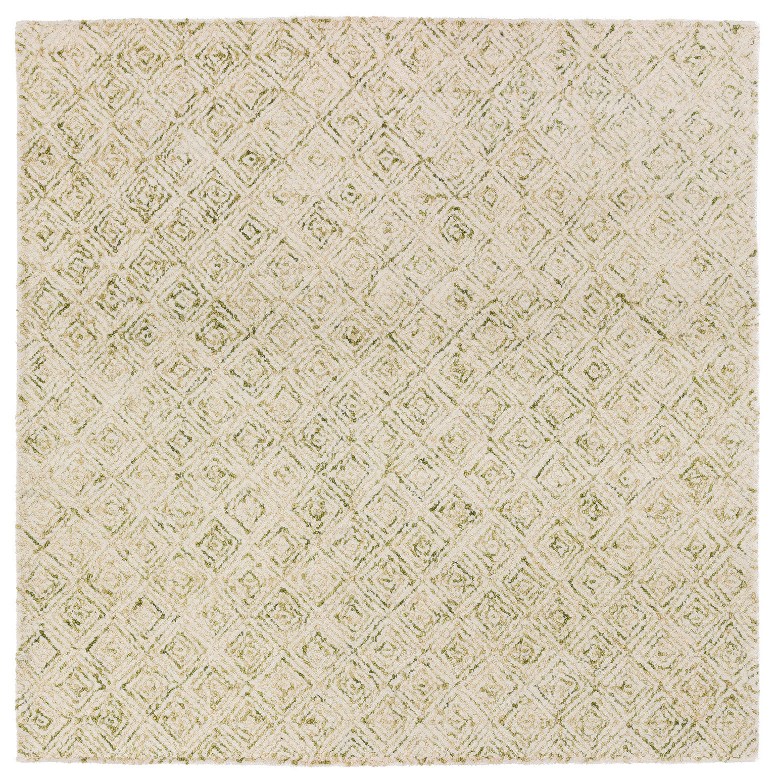 Zoe ZZ1 Lime 8' x 8' Square Rug - Modern - Rugs - by PARMA HOME | Houzz