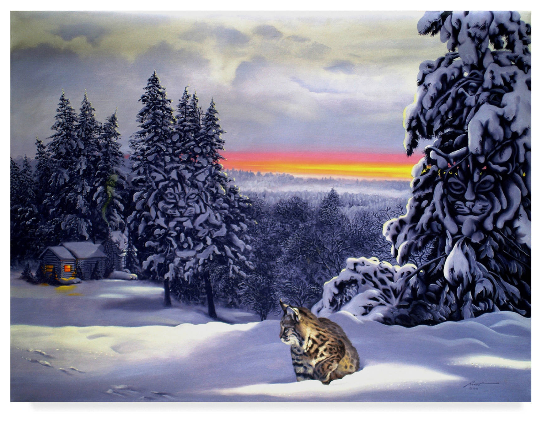 "Three To Make Ready " by D. Rusty Rust, Canvas Art, 47"x35 ...