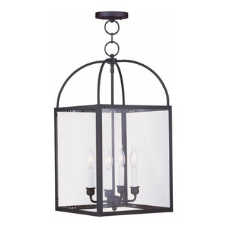 Vicar's Bridge Road - 4 Light Chain Lantern in Farmhouse Style - 12.75 ...