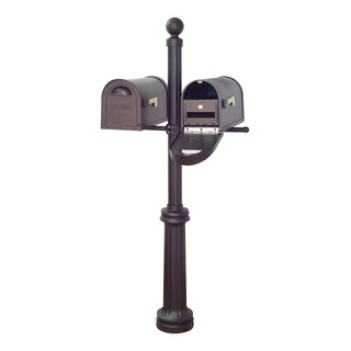 Classic Mailboxes With Locking Inserts & Fresno Double Mount Mailbox ...
