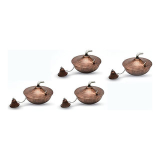 Maui Tabletop Tiki Torch/Oil Lamp Tiki Torch With Snuffer - Traditional ...