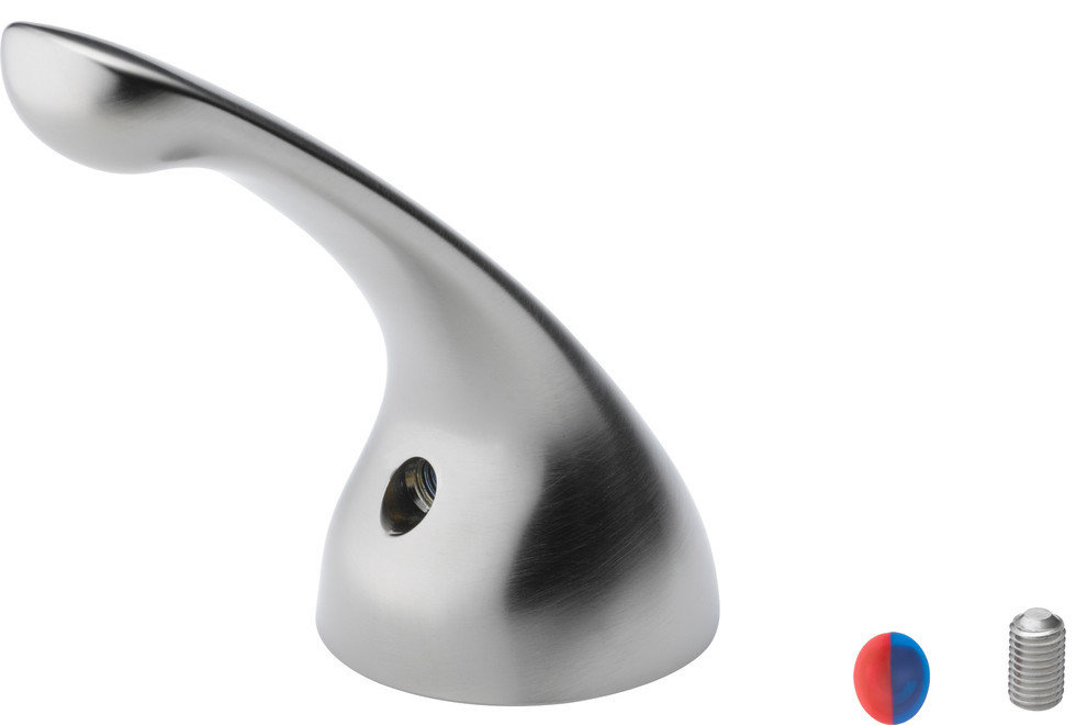 Delta Lever Handle With Set Screw, Polished Chrome - Bathroom Sink And ...