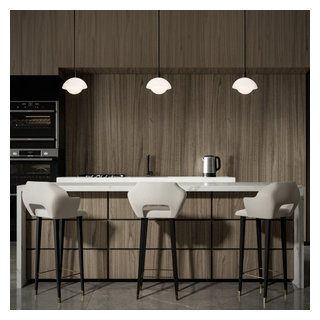 Moonstone LED Pendant in Black - Contemporary - Pendant Lighting - by ...