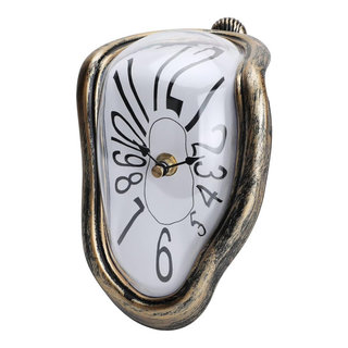 Melting Clock Dali Melted Clock Gift Decor Art Inspired Wall Clock ...