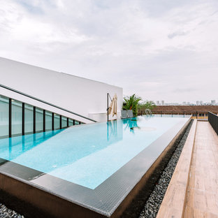 75 Beautiful White Tile Pool Pictures & Ideas | Houzz