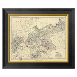 "Prussia, 1861" Framed Canvas Giclee by Alexander Keith Johnston, 20x17 ...