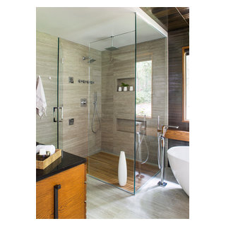 A Sharp Bathroom - Bathroom - Atlanta - by Rabaut Design Associates ...