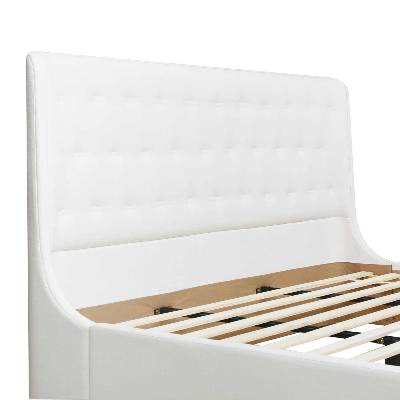 Brooks Contemporary Tufted Shelter Platform Bed, King - Transitional ...