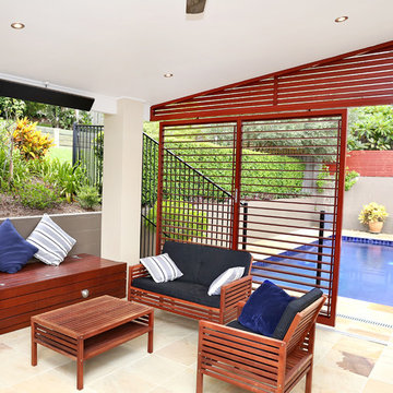 Louvered Privacy Screen - Photos & Ideas | Houzz