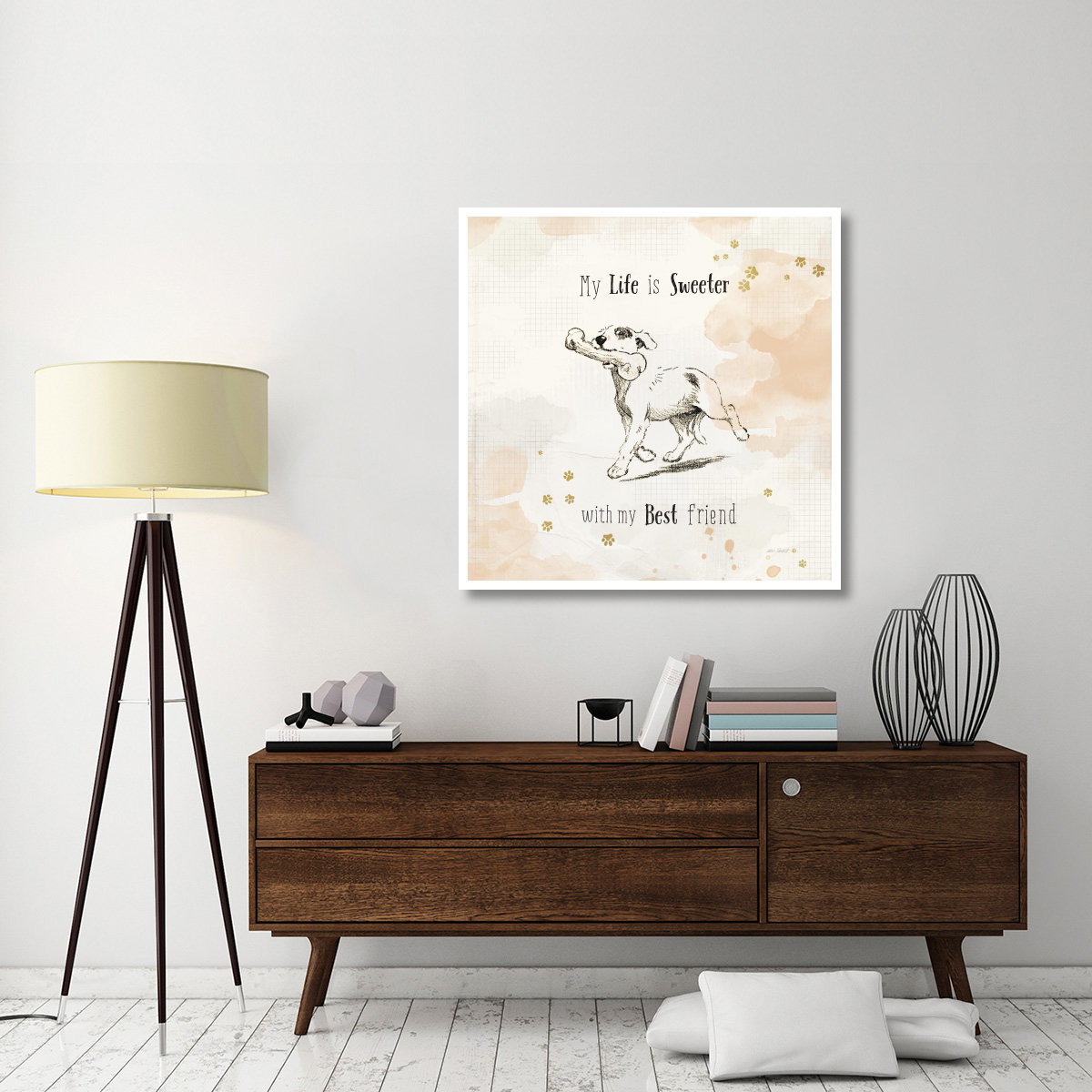 "Furry Friends II" Digital Paper Print by Katie Pertiet, 20"x20", 40 ...