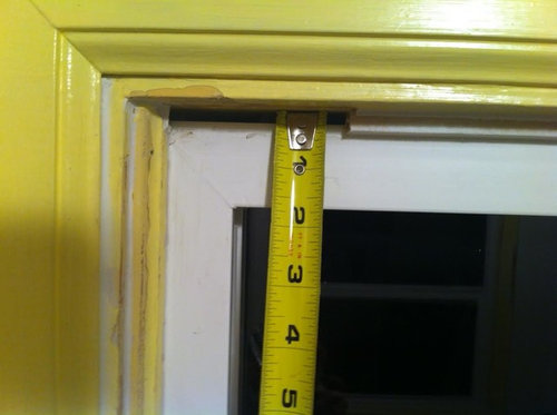 shades don't fit, doscovered a window gap