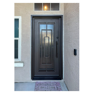 Elite Horizon Iron Entry Door - Modern - Entry - Austin - by First ...