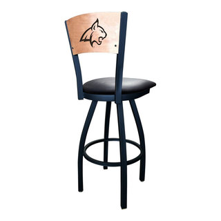 Holland L038 Engraved Montana State 30" Swivel Bar Stool - Black/Vinyl ...