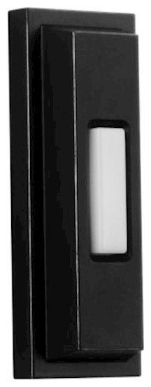 Craftmade 1 Light SQ Lighted Push Button w/Beveled Rectangle, Black ...