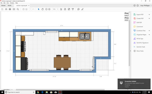 What to do with awkwardly shaped kitchen