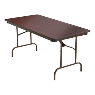 Premium Wood Laminate Folding Table, 30"x60" - Contemporary - Folding ...