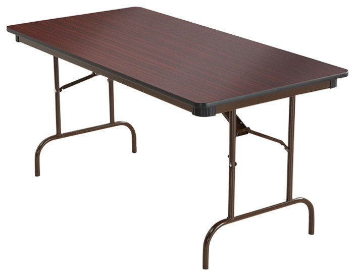 Premium Wood Laminate Folding Table, 30"x60" - Contemporary - Folding ...
