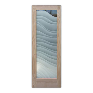 Interior Prehung Door or Interior Slab Door - Dreamy Waves - Primed ...