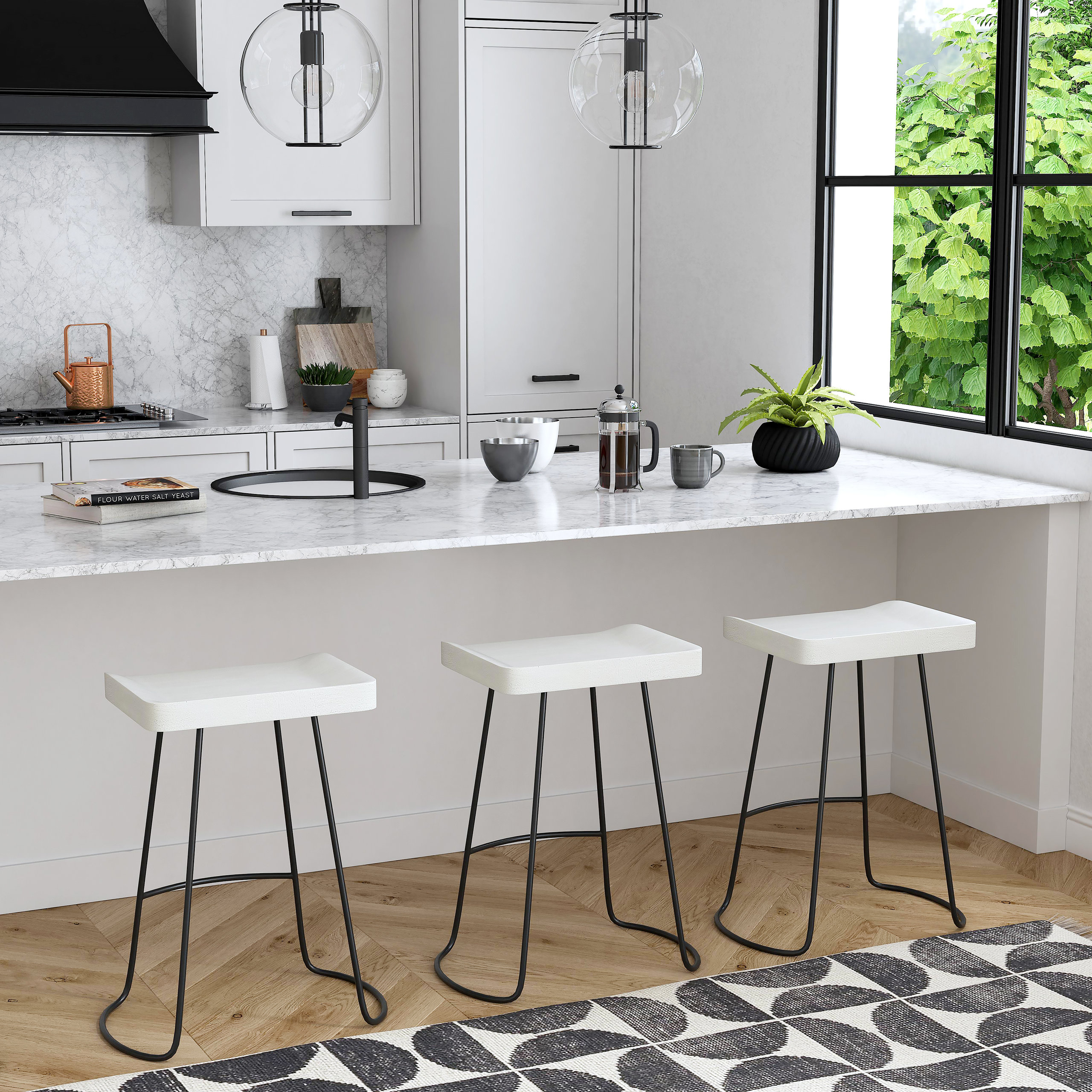 Butler Alton Backless Bar Stool - Industrial - Bar Stools And Counter ...