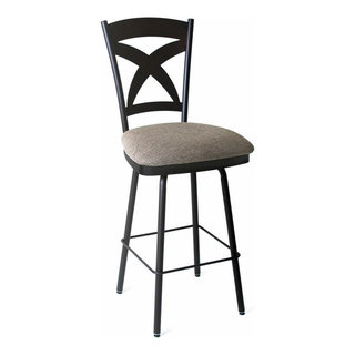 Amisco Marcus Swivel Stool, 30" - Transitional - Bar Stools And Counter ...
