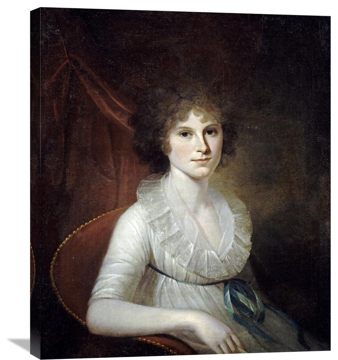 "Portrait of Ann Emily Rush" Artwork, 25.445" x 30" - Traditional ...