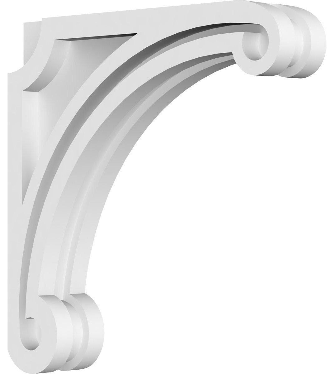 Arch Corbel, 1 7/8"W X 10"D X 10"H - Traditional - Corbels - by Ekena ...
