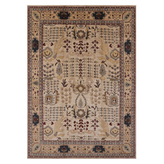 Ahgly Company Indoor Rectangle Mid-Century Modern Area Rugs, 5' x 7', 8 ...