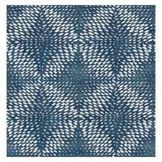 Ethos Sapphire Abstract Wallpaper - Contemporary - Wallpaper - by ...