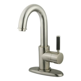 Single Handle 4" Centerset Lavatory Faucet, Push Pop-up, Optional Deck ...