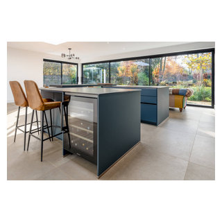 Fjord Blue Kitchen in Harpenden - Modern - Kitchen - Hertfordshire - by ...