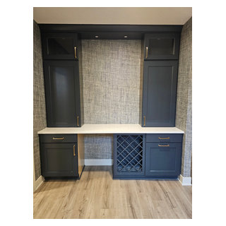 Blue Basement Bar - Transitional - Home Bar - Cleveland - by Store with ...