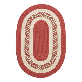 Crescent Rug, Terracotta, 2'x4' Oval, 2'x4' Oval - Contemporary ...