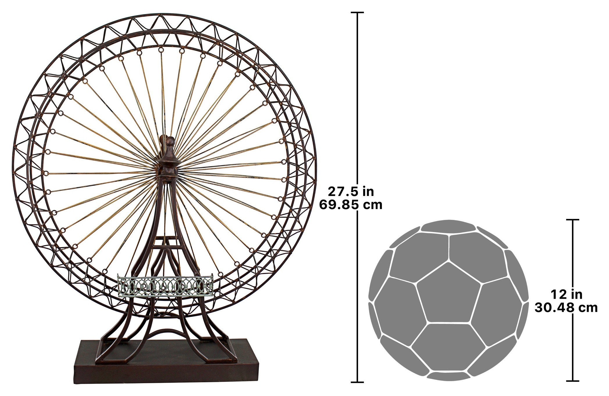 Grande Exposition Ferris Wheel Statue - Contemporary - Decorative ...