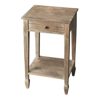 Stylish Weathered Gray Bixby Side Table - Farmhouse - Side Tables And End Tables - by ...